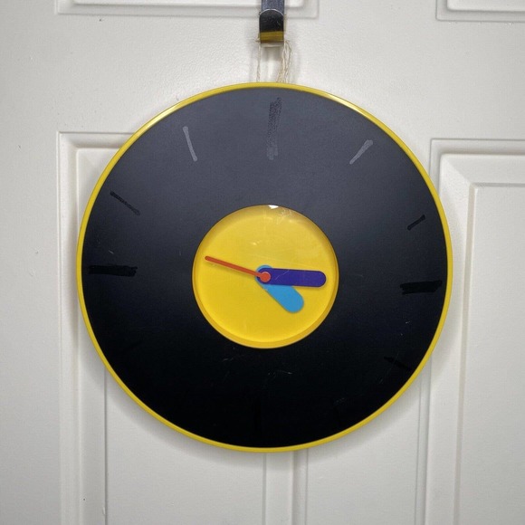 IKEA | Wall Decor | Ikea Pladdra Wall Clock 9s Memphis Milano Style ...